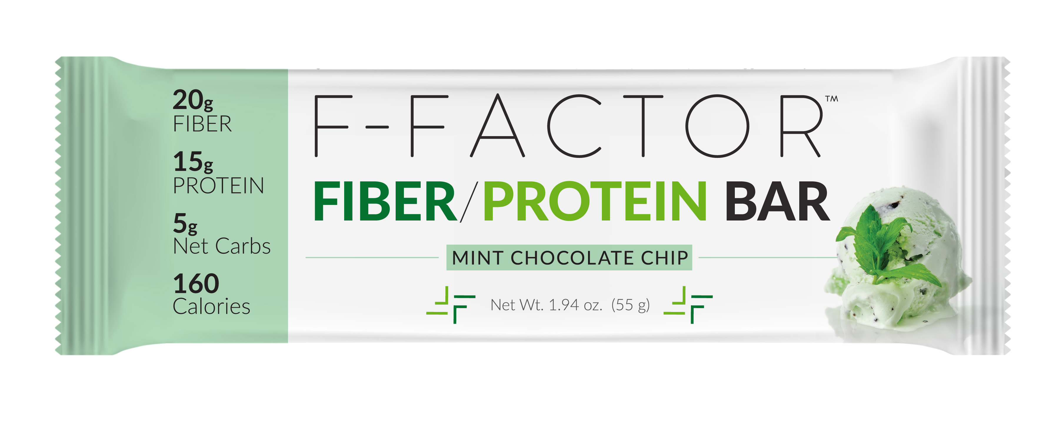 Chocolate Brownie Fiber/Protein Bar - F-Factor