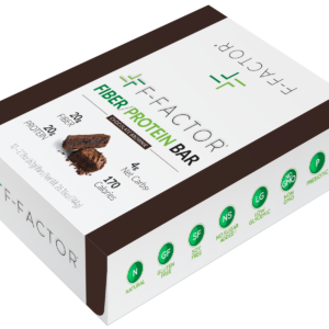 F-Factor Chocolate Brownie Fiber/Protein Bar (box of 12) - F-Factor