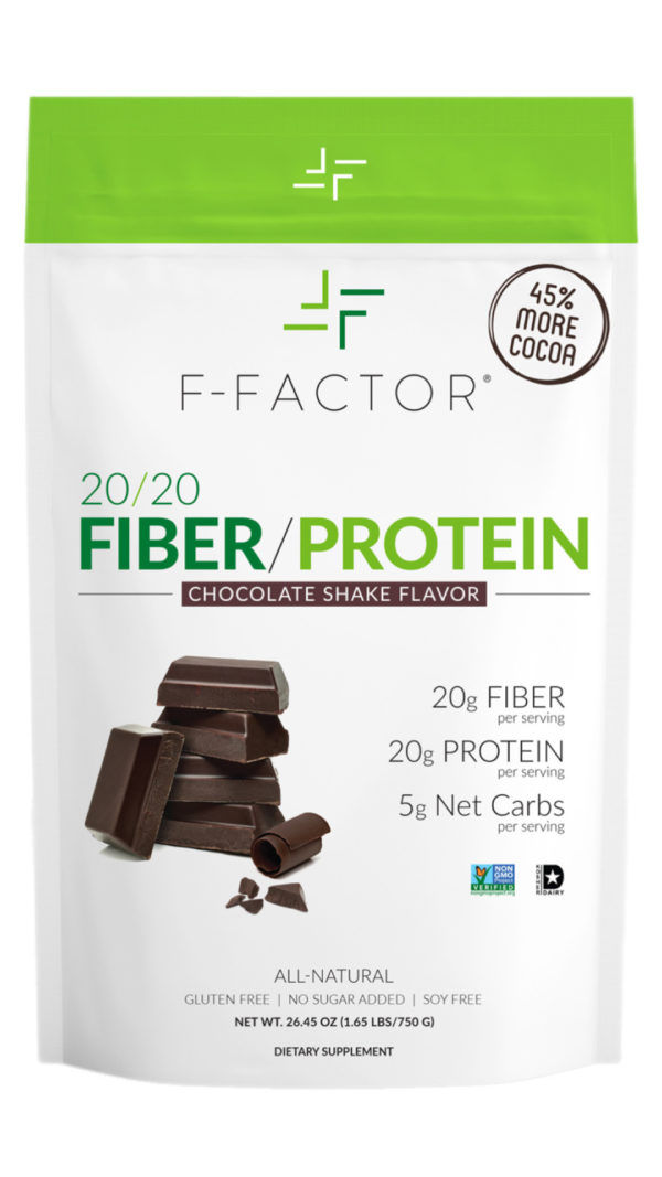 High Fiber Chocolate Organic Protein Powder - Buy Online!