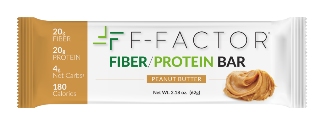 F Factor Peanut Butter Fiber Protein Bar Box Of 12 F Factor