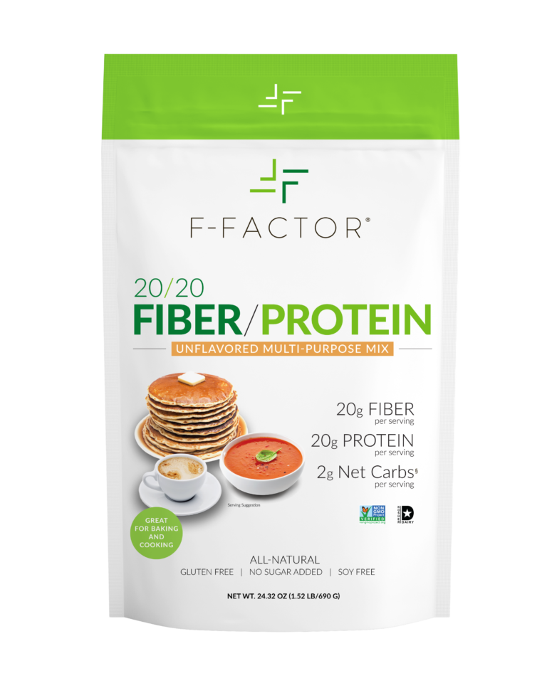 Introducing: UNFLAVORED F-Factor 20/20 Fiber/Protein Powder - F-Factor