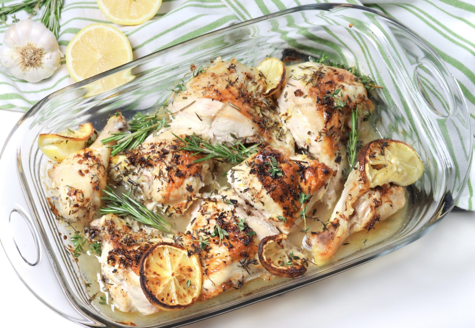 Lemon & Herb Roasted Chicken - F-Factor