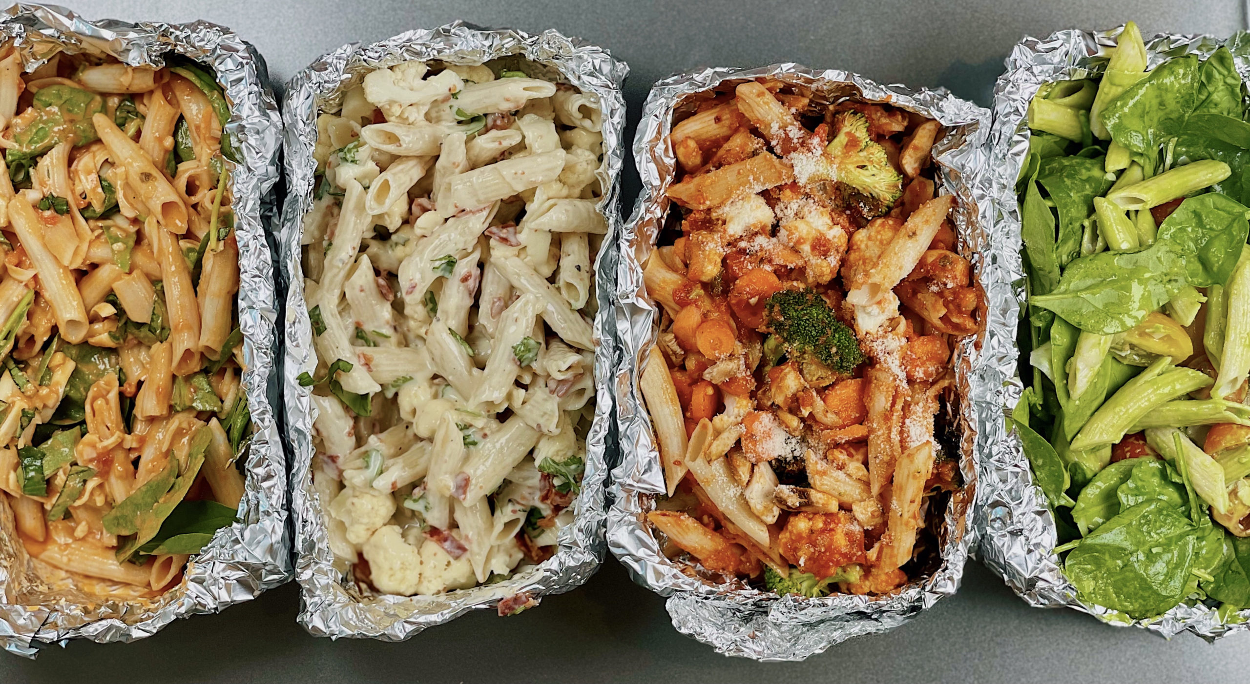 One Tray Pasta Bake 4 Different Ways F Factor