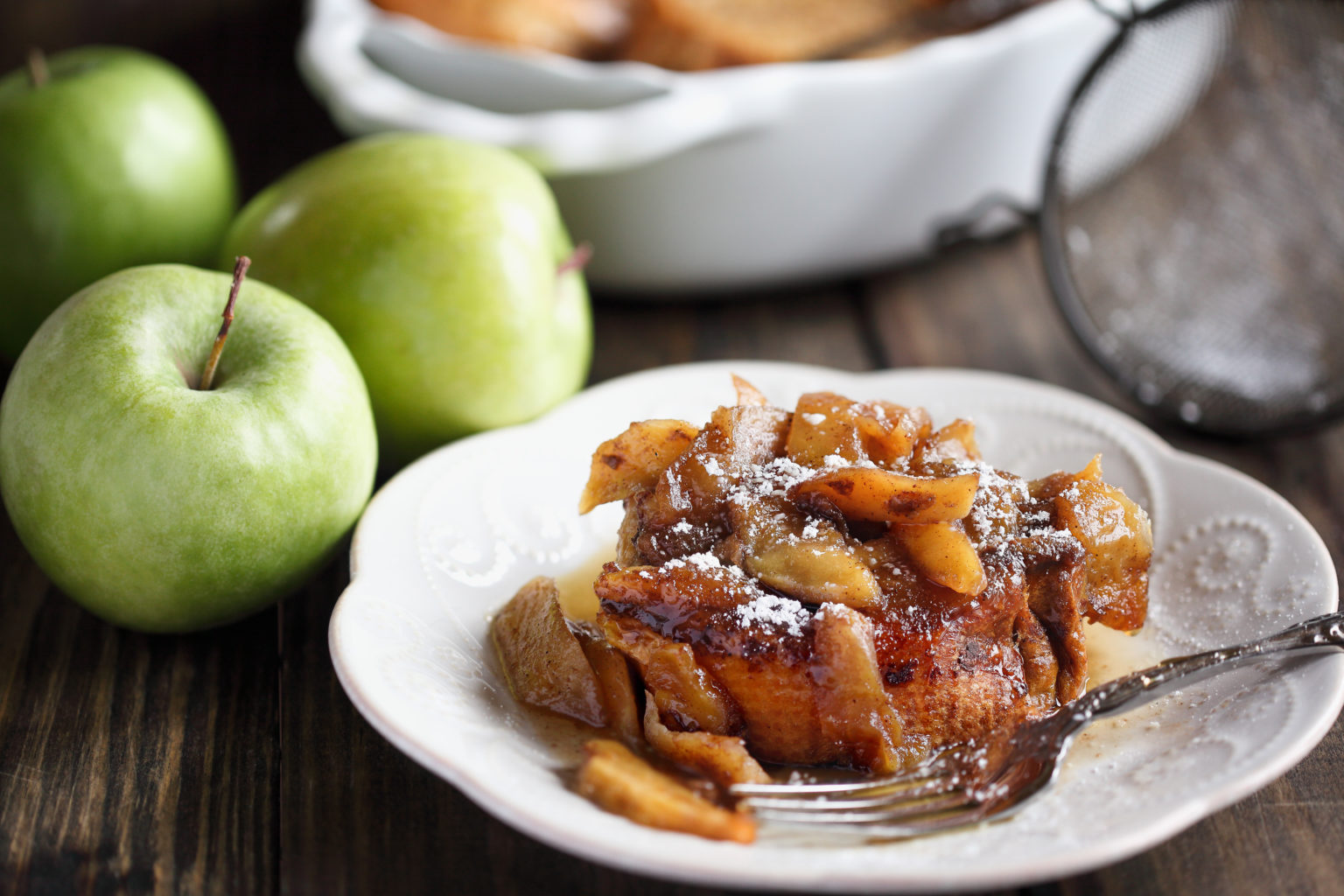 F-Factor Low Carb High Fiber Apple French Toast - F-Factor