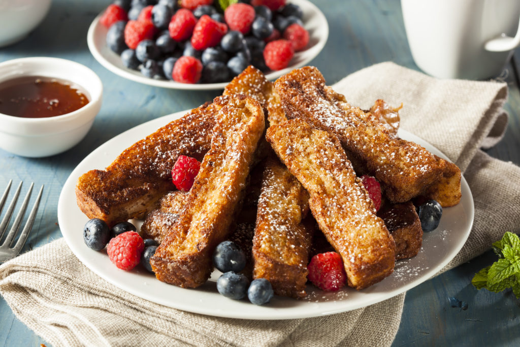F-Factor Low Carb High Fiber Banana French Toast - F-Factor